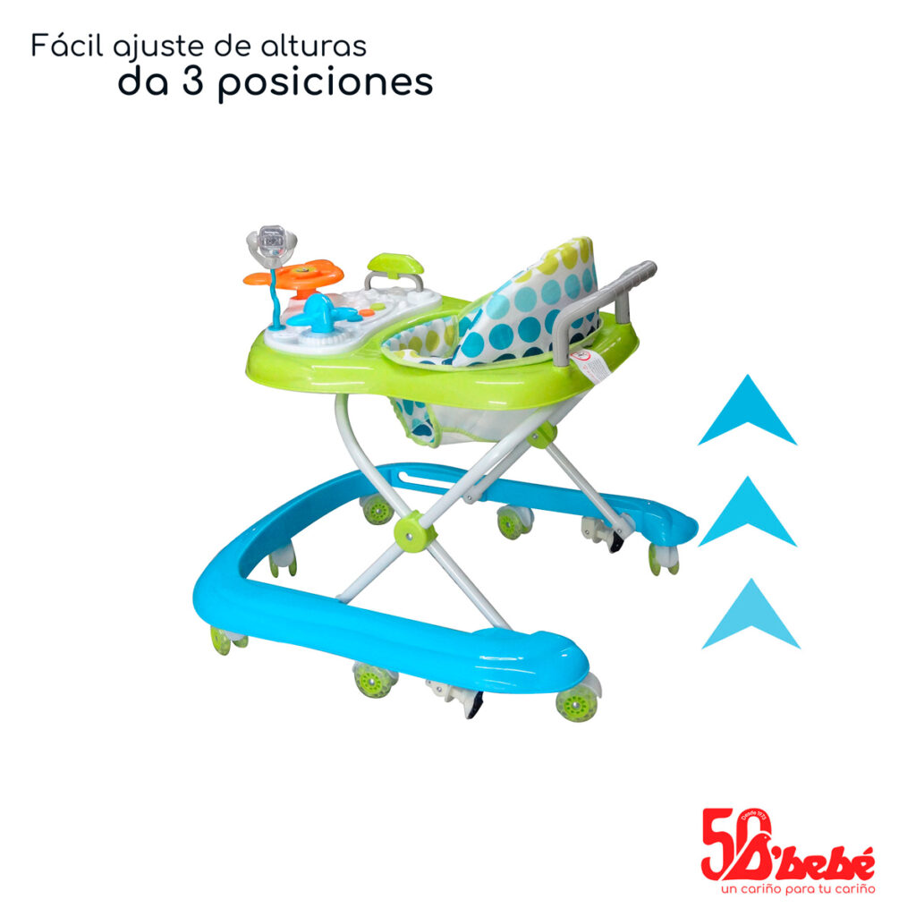 Andadera D´bebé Upa Bebé azul - D'bebé : Productos para bebé
