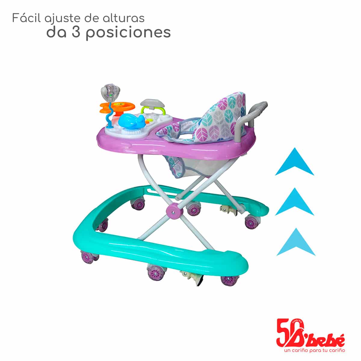 Andadera D´bebé Upa Bebé lila - D'bebé : Productos para bebé