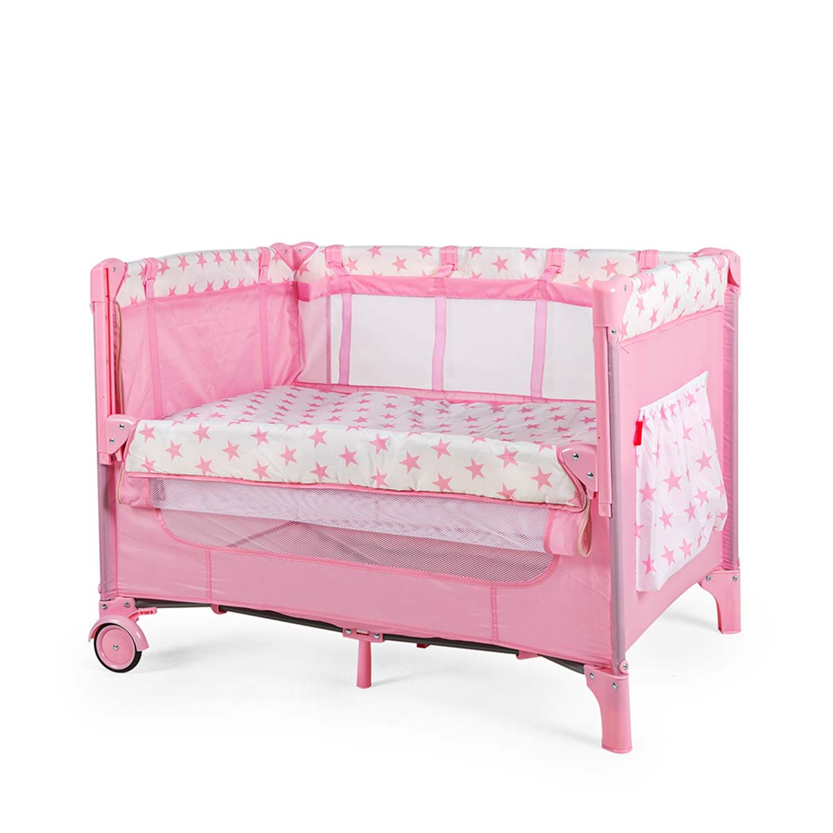 Cuna Colecho D´bebé con toldo mosquitero Love & Care Rosa - D'bebé ...